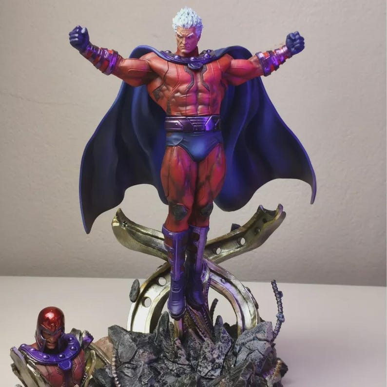 Magneto STL File | Marvel Mutant 3D Print Model | Detailed Statue - Etsy