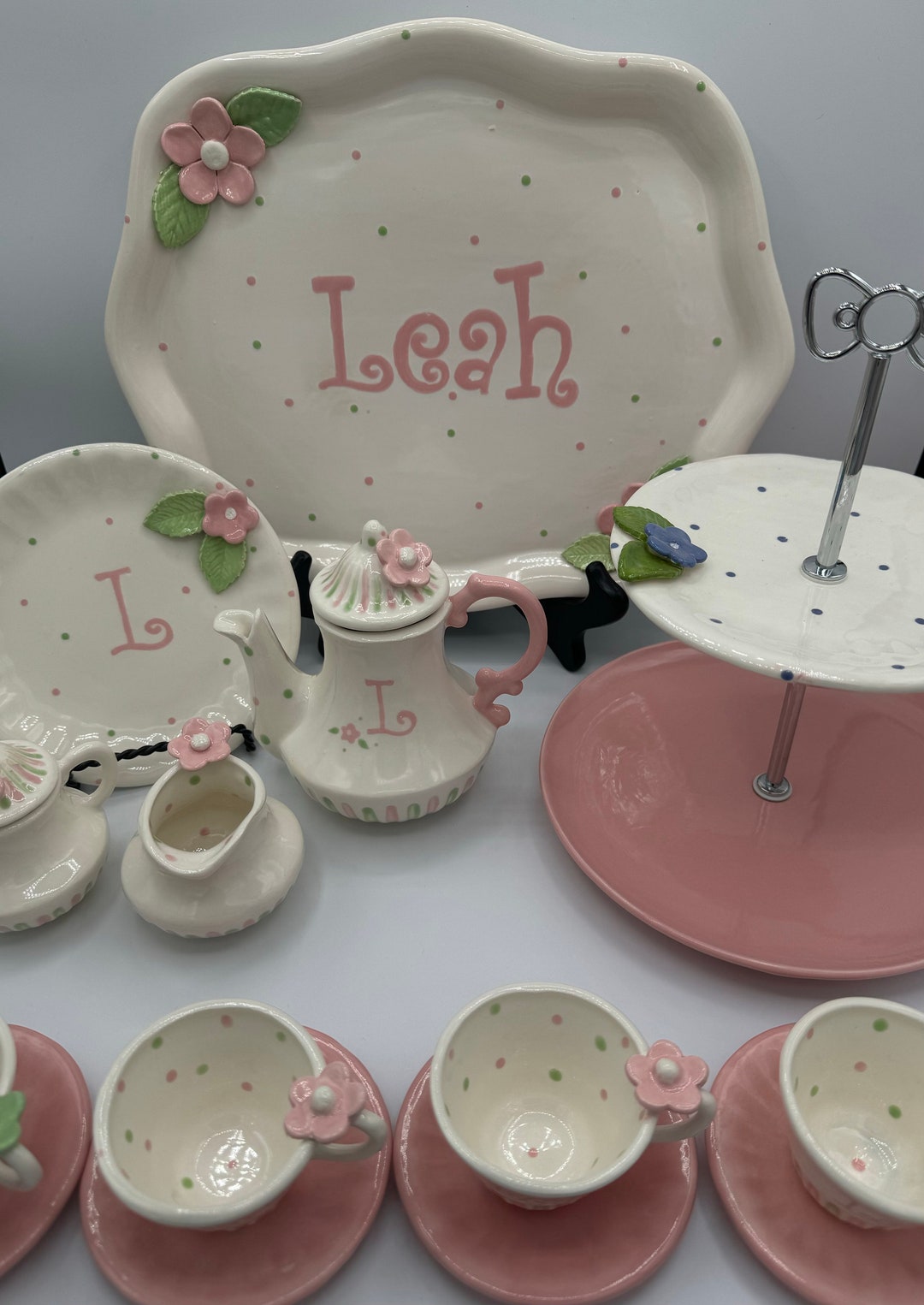Little Miss Birthday Girl Party Tea Set - Etsy