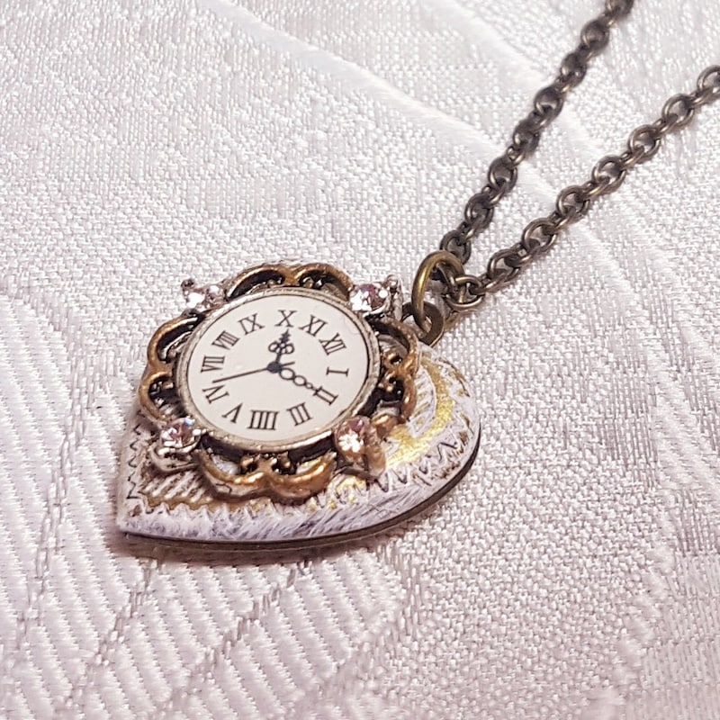 Clock Locket - Etsy