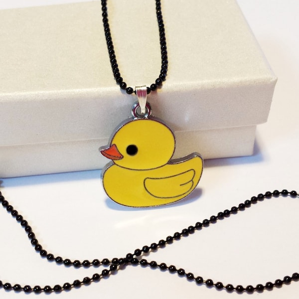 Rubber Duck Necklace - Etsy