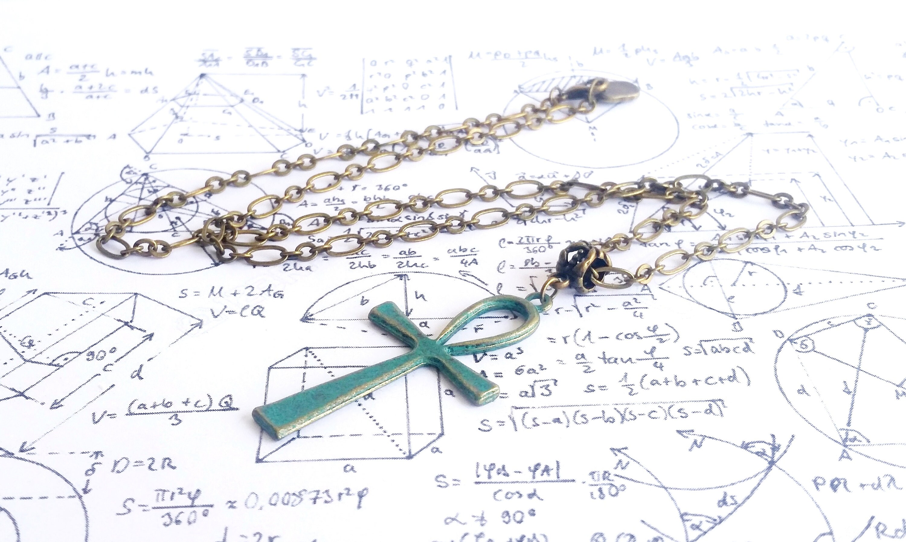 Ankh Ancient Egyptian Fertility Sign Charm Pendant Necklace - Etsy