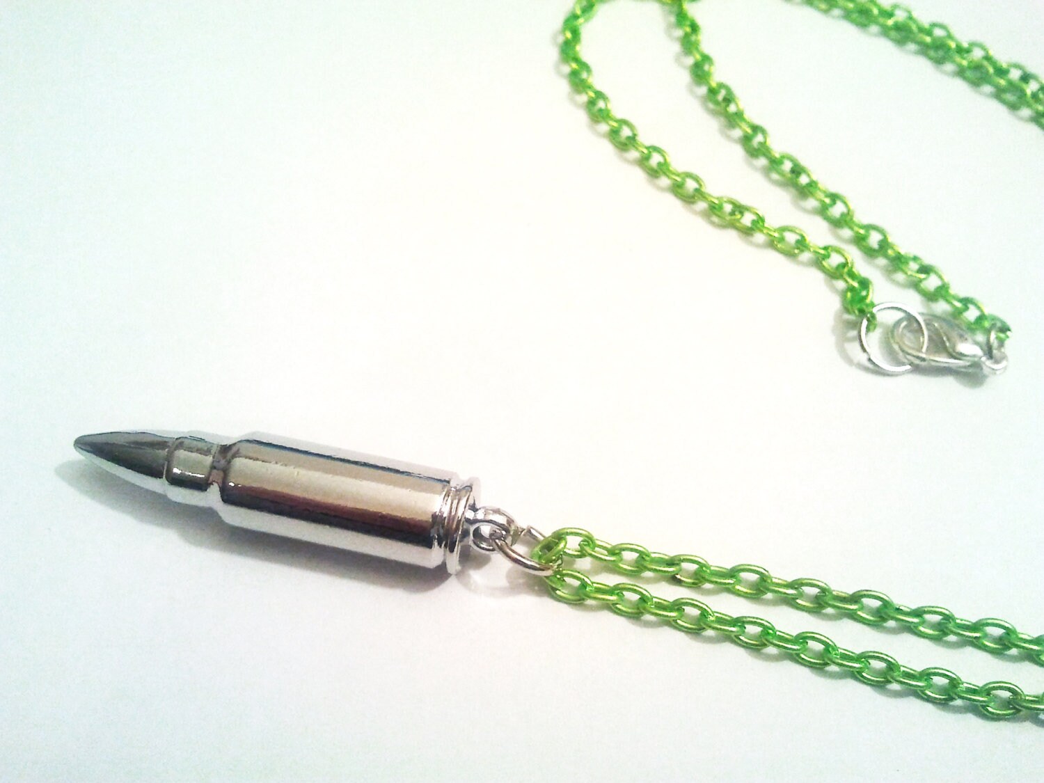 Original Military Silver Bullet Charm Cool Emo Kawaii Link - Etsy