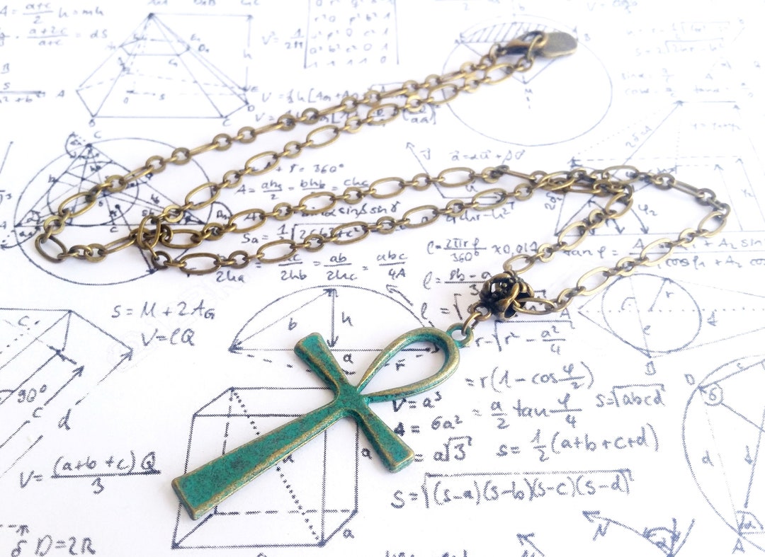 Ankh Ancient Egyptian Fertility Sign Charm Pendant Necklace - Etsy