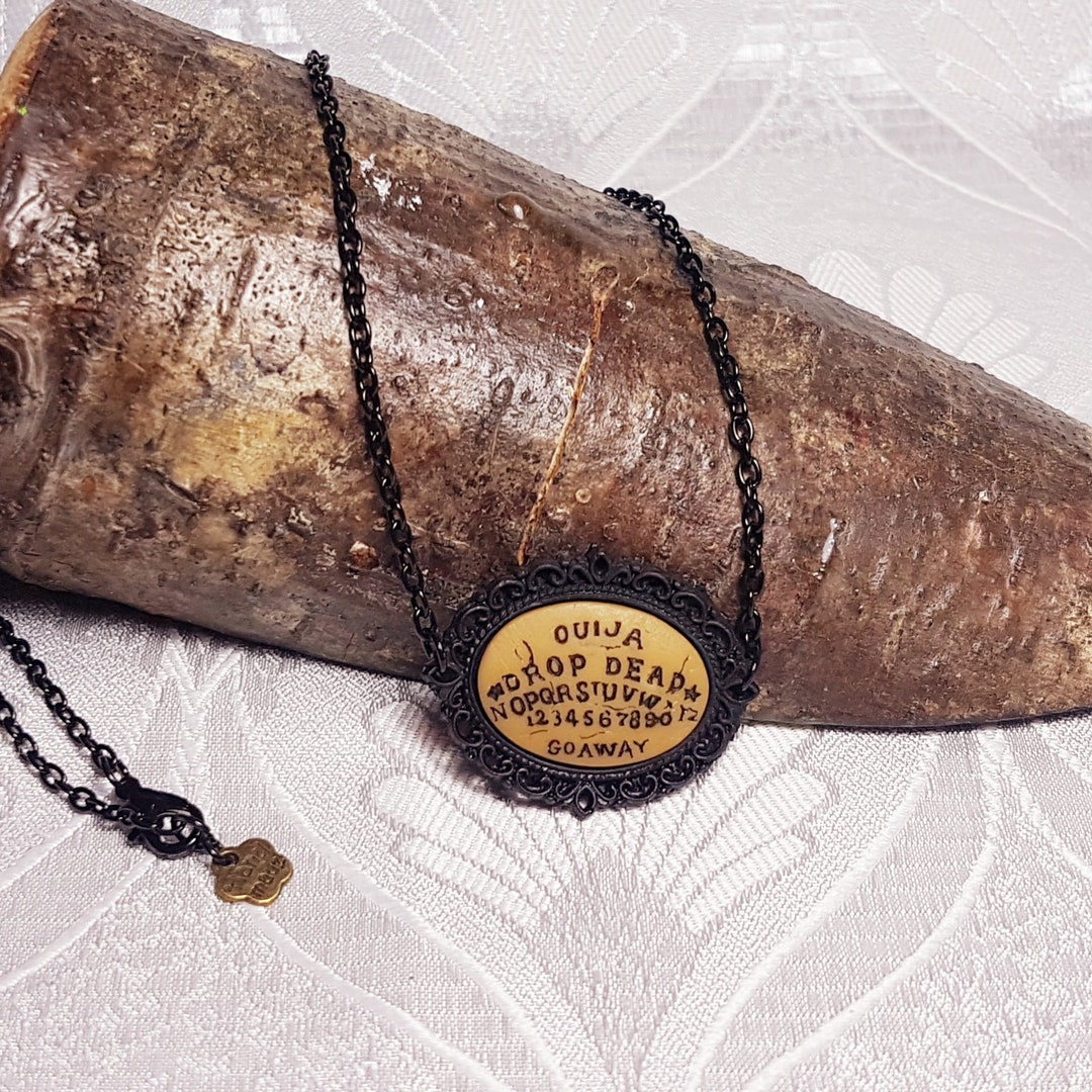 Demonic Possession Gothic Steampunk Black Ouija Board Cabochon Charm ...