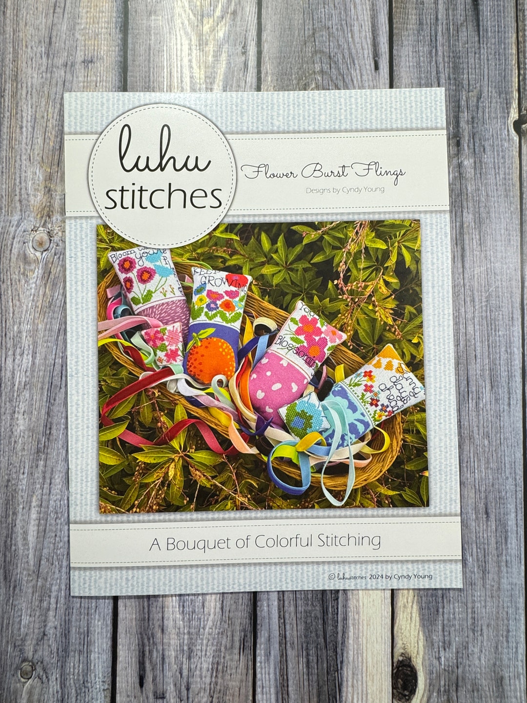 Flower Burst Fling - Luhu Stitches | Cross Stitch Pattern Chart - Etsy