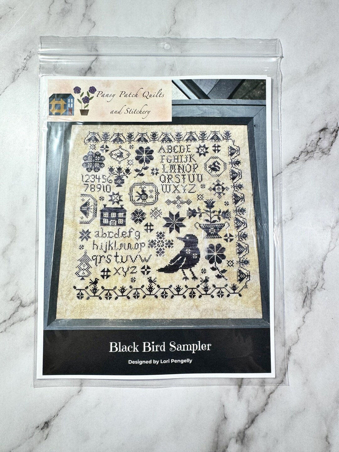 Black Bird Sampler - Pansy Patch Quilts and Stitchery | Cross Stitch ...