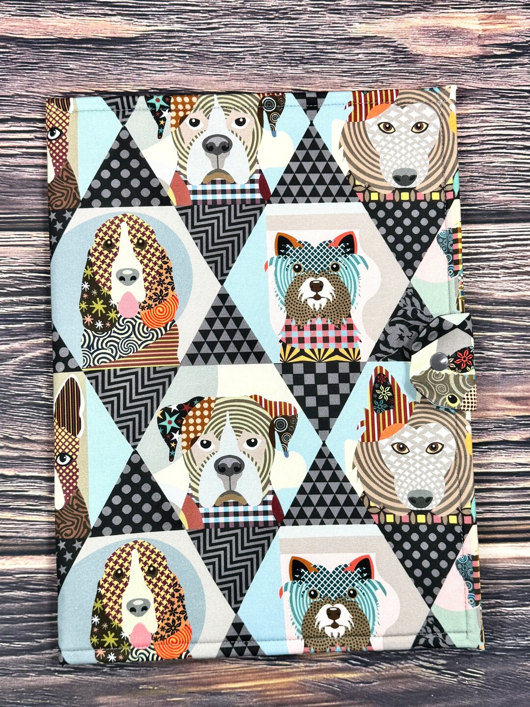 Cross Stitch Project Folder Embroidery Needlepoint Storage Funky Dog ...