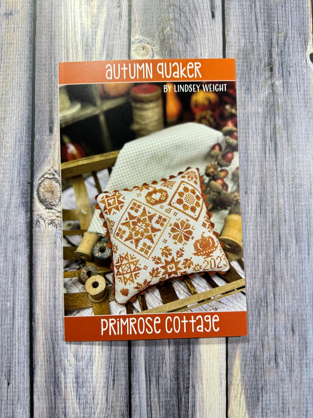 Autumn Quaker Primrose Cottage Cross Stitch Pattern Chart - Etsy