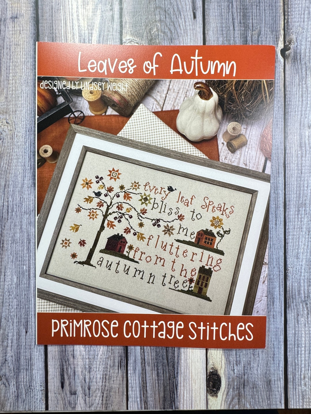 Leaves of Autumn - Primrose Cottage Stitches | Cross Stitch Pattern ...