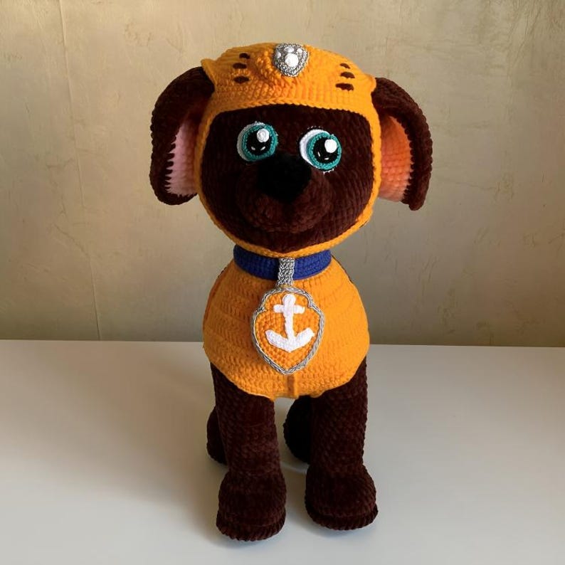 Chocolate Lab Amigurumi Crochet Pattern: Puppy Plush Toy (PDF) - Etsy