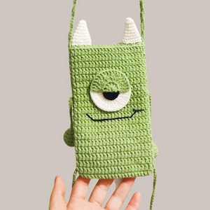Crochet Monster Crossbody Bag Pattern: Amigurumi Purse Tutorial (PDF ...