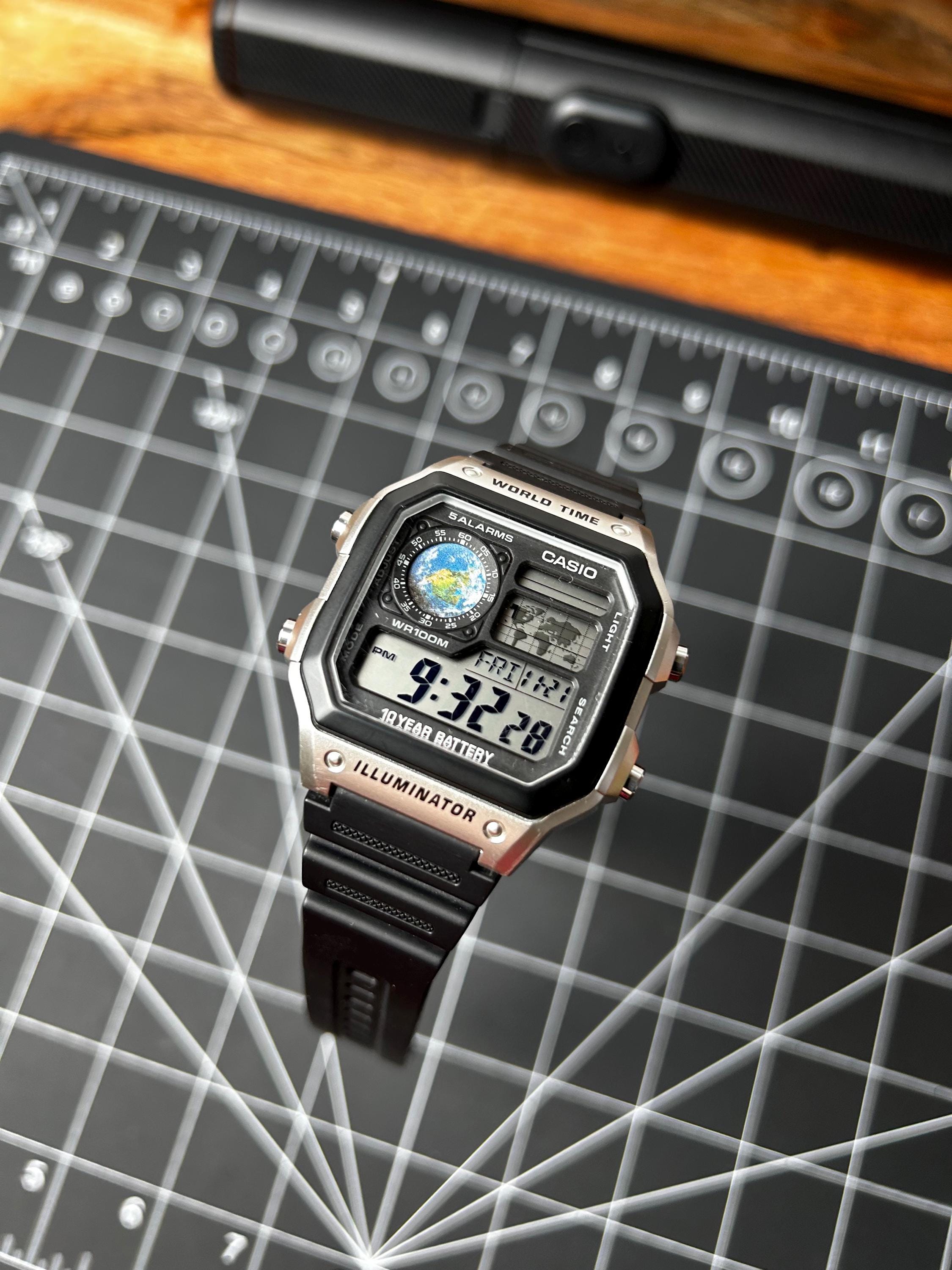Global - Casio Royale (AE-1200) Mod World Time Watch - Etsy