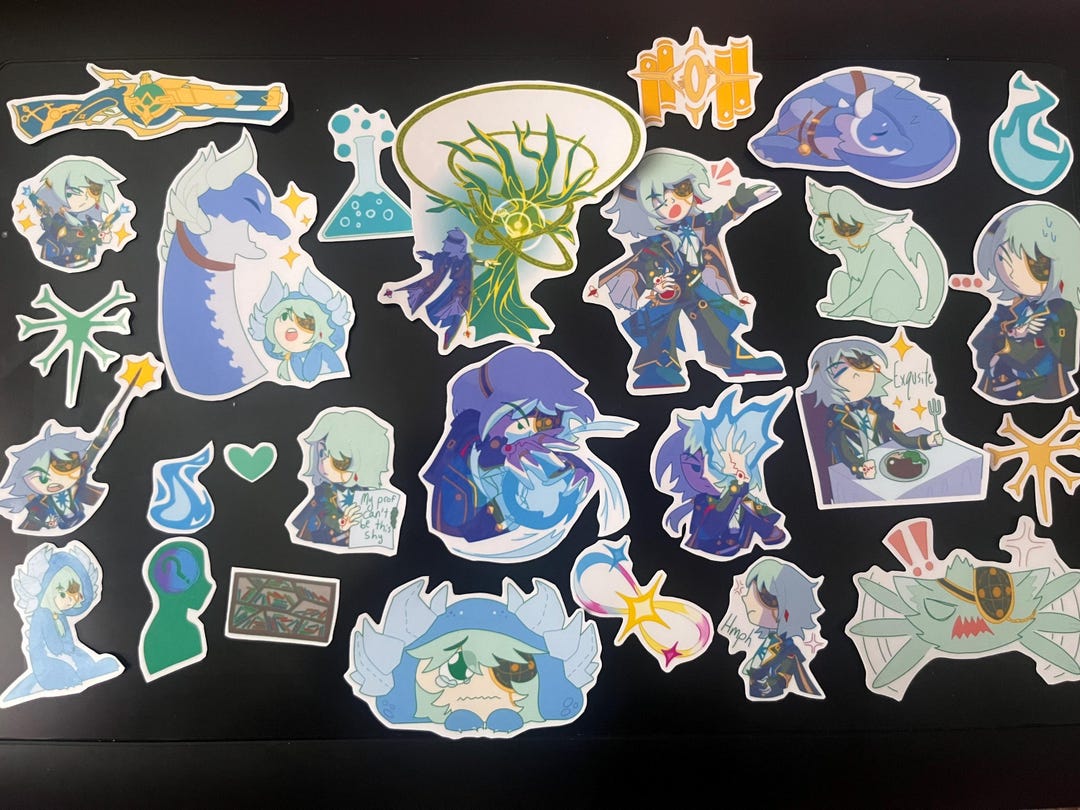 Anaxa Sticker Pack - Honkai Star Rail - Etsy Australia
