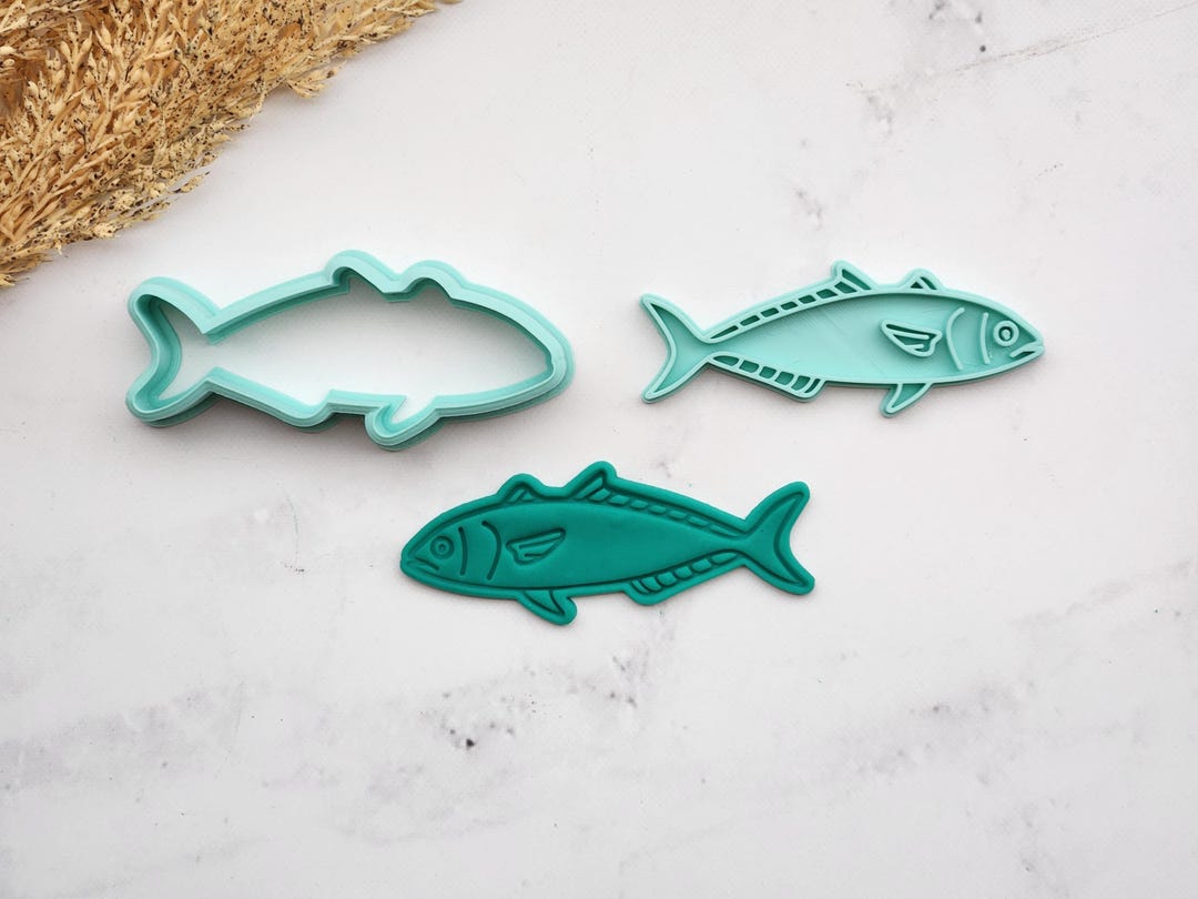 Amberjack Fish Cookie Cutter STL | Animal Kids Party Baking Event | 3D ...