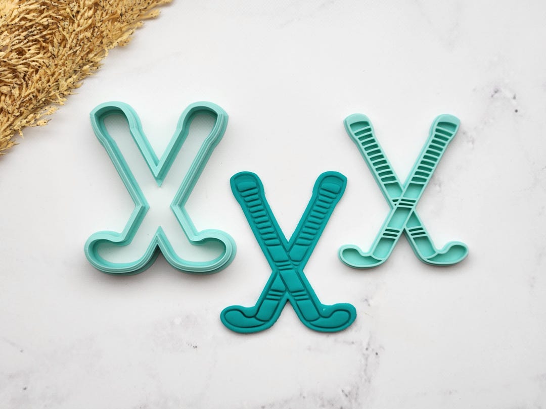 Hockey Sticks Sports Cookie Cutter 3D Print STL File Team Event Kids ...
