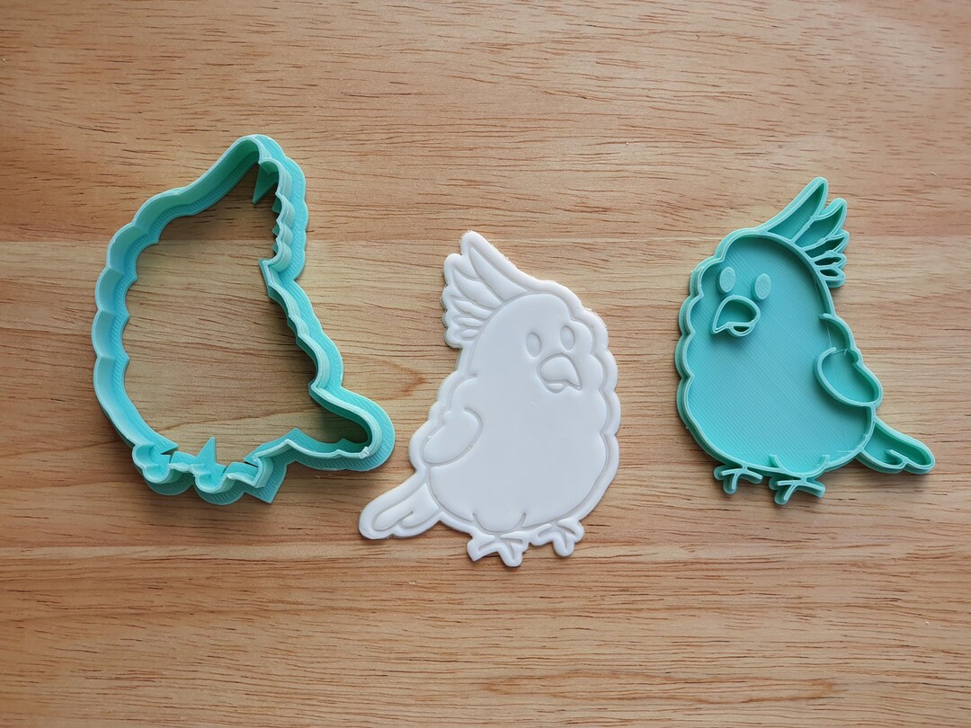 Cockatoo Cookie Cutter Digital STL File - Etsy