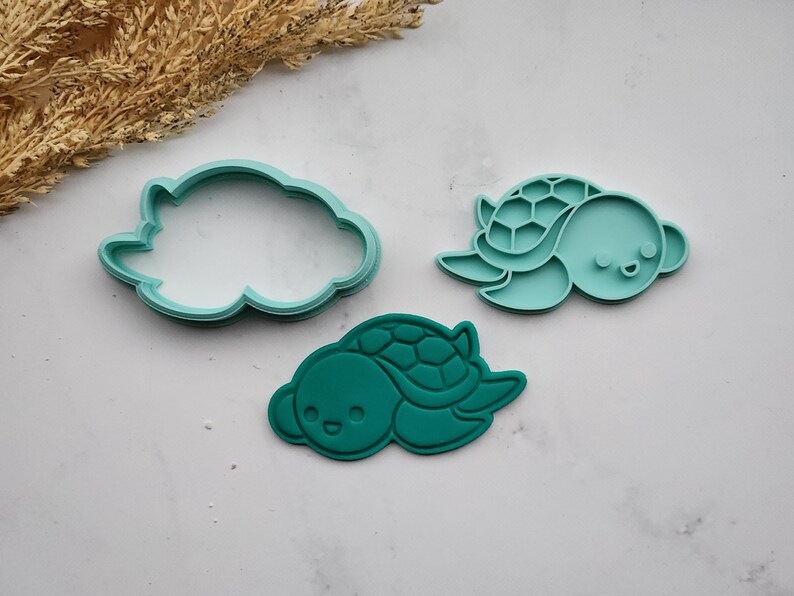 Turtle Cookie Cutter STL 3D Print | Ocean Sea Animal Baking | Kids ...