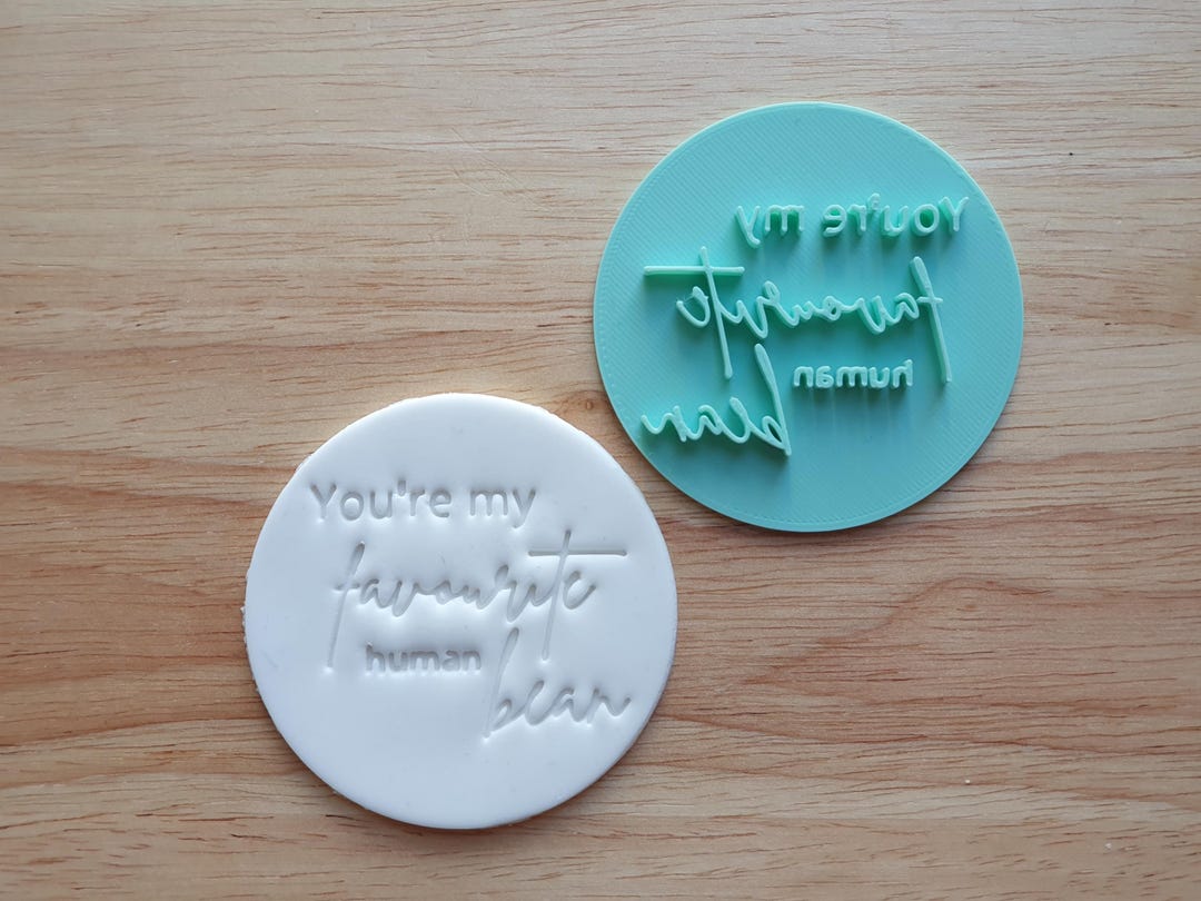 Favorite Human Bean Cookie Cutter Love Pun 3D Print STL Files Digital ...