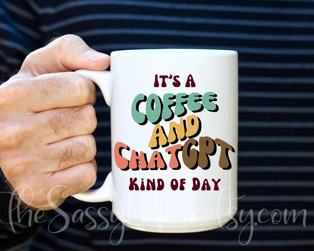 Chatgpt Coffee Mug Trendy Retro-inspired Design Merges the - Etsy