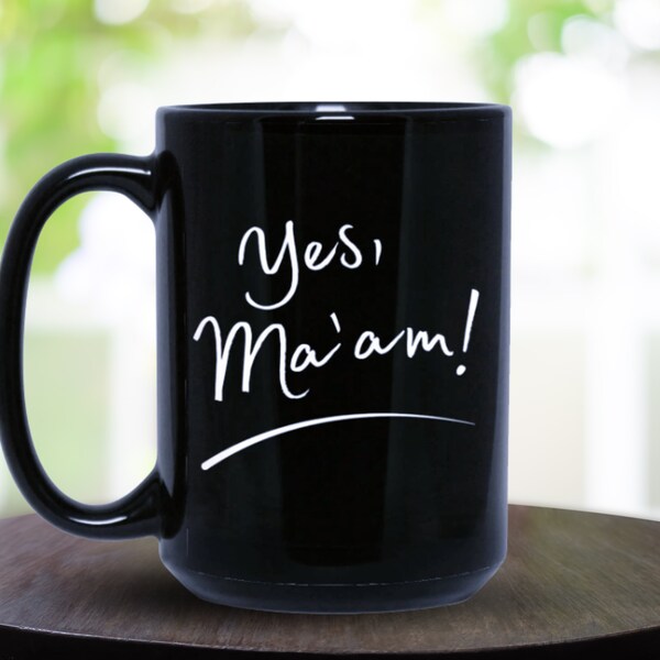 Yes Maam - Etsy