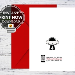 Alien Christmas Funny Christmas Card Believe Christmas Card - Etsy