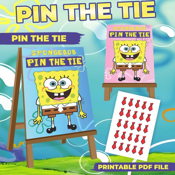 Spongebob Pin - Etsy