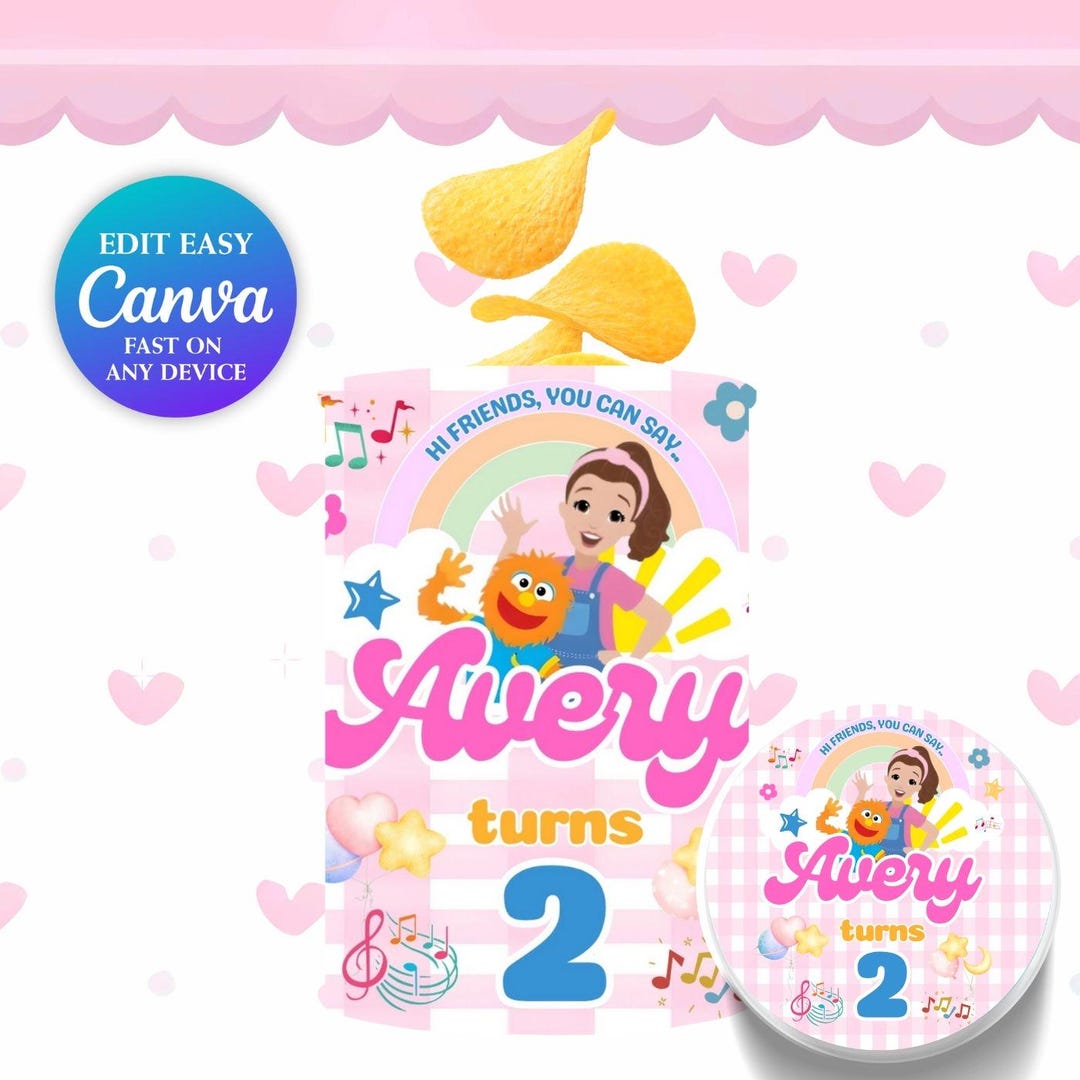 Editable Ms Rachel Pringle Ms Rachel Party Favor |preschool Learning ...