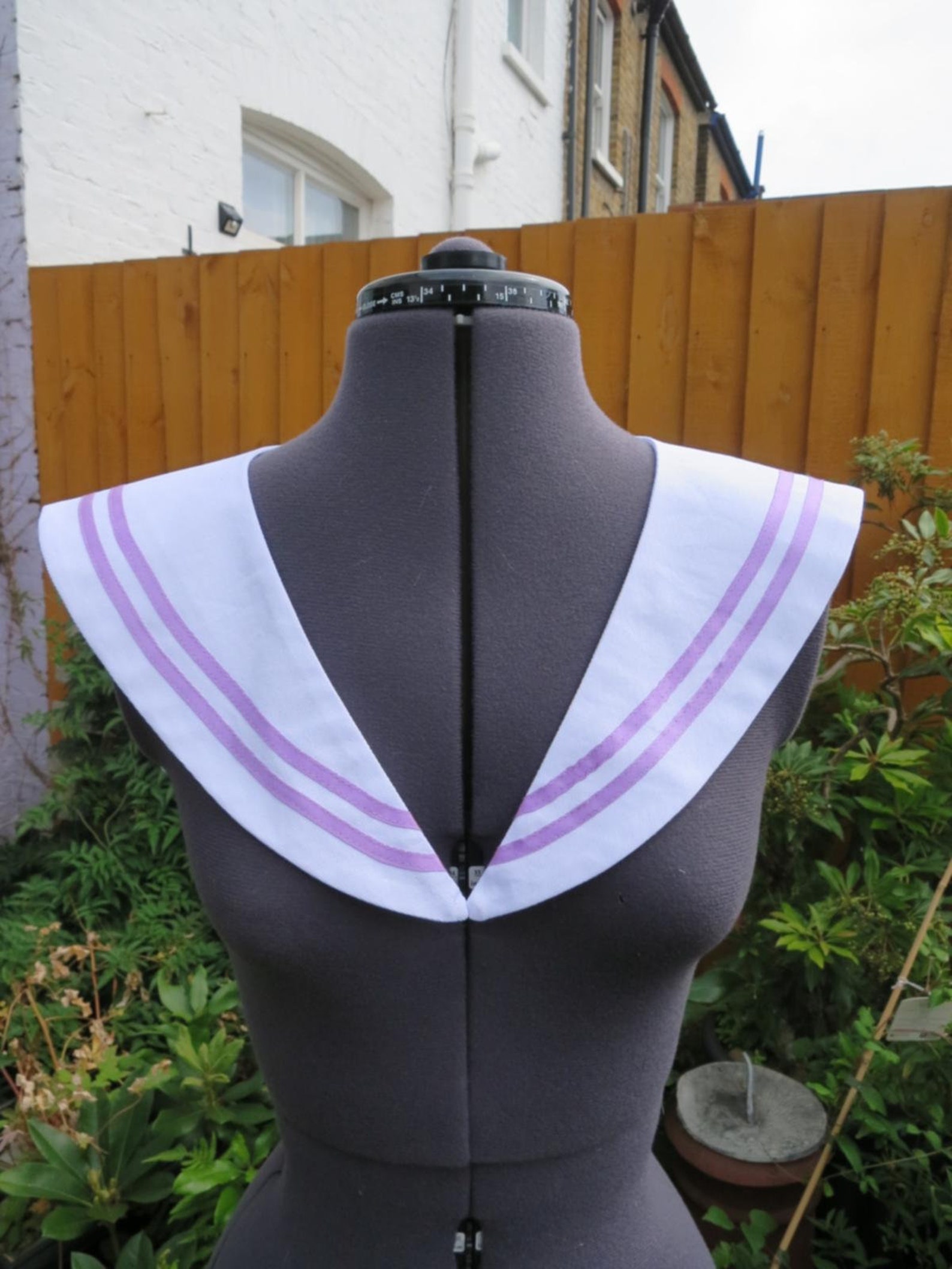 Sailor Collar With Double Stripe. Removeable Modesty Panel. Can Be Made ...