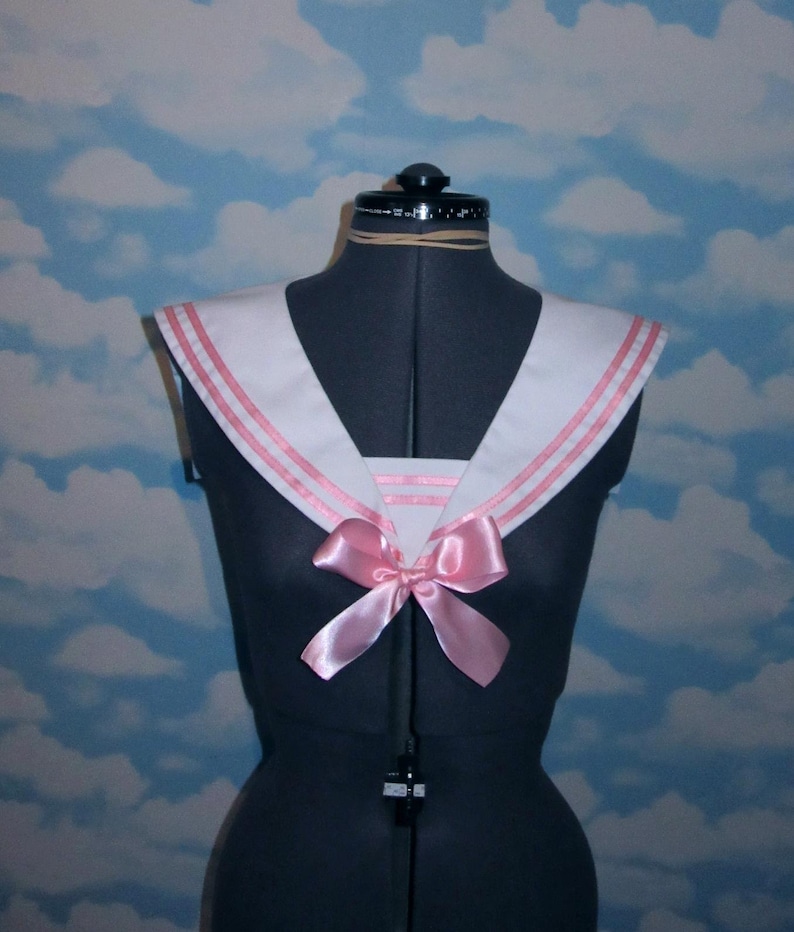 Sailor Collar With Double Stripe. Removeable Modesty Panel. Can Be Made ...