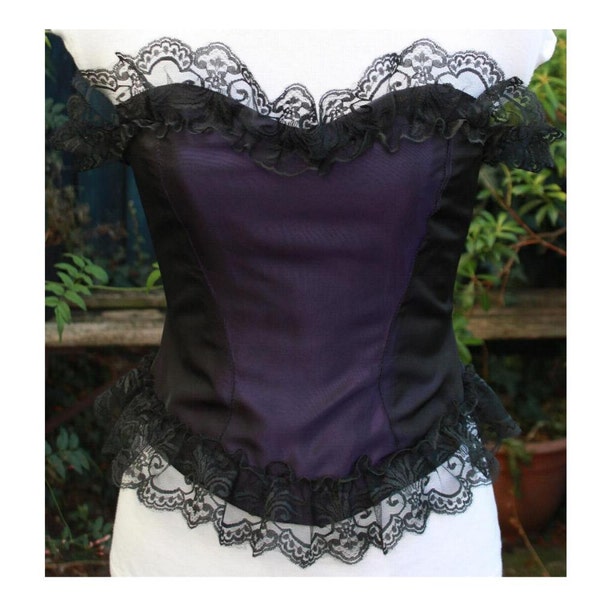 Purple Corset - Etsy