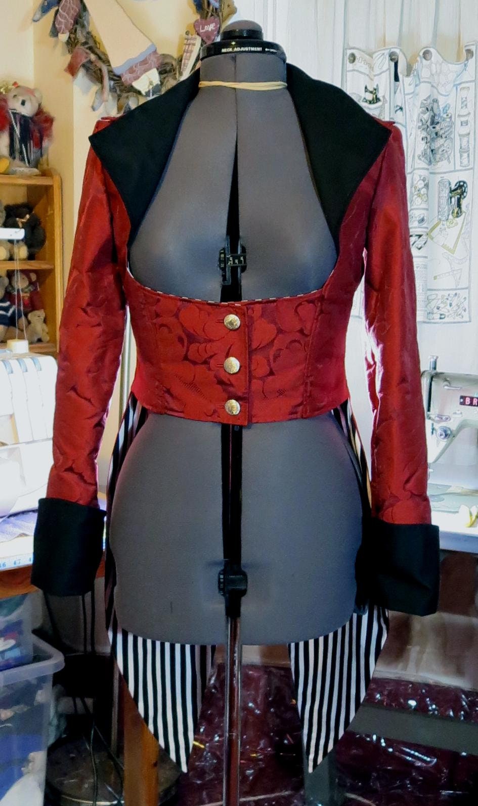 Ringmaster Coat Underbust Tailcoat Made to Order in Any Colour | Etsy UK