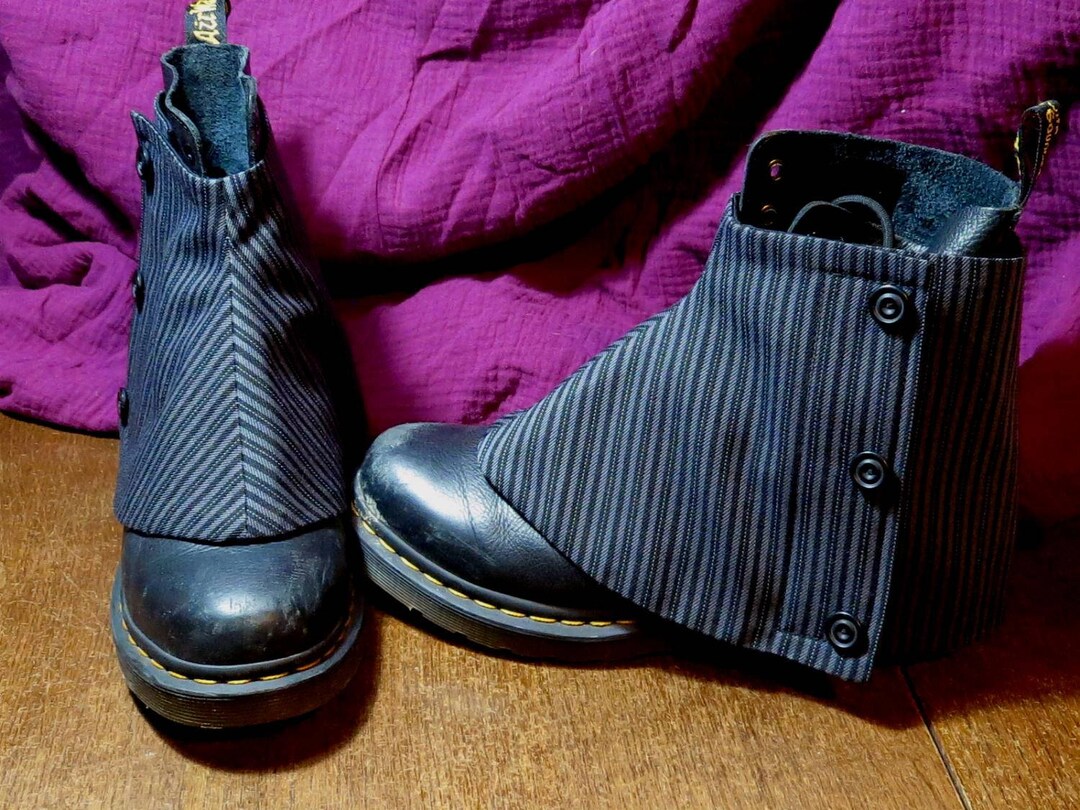 Spats Gravedigger Stripe Morning Suit Stripe Adjustable Size - Etsy