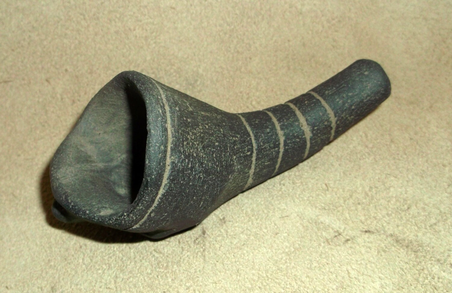 Very Old Rare Indian Artifact Human Effigy Peace Pipe Native Etsy