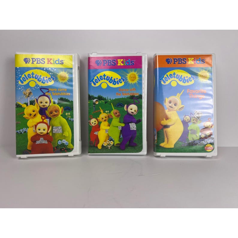 PBS Kids Teletubbies VHS Lot Volumes 1 2 4 Childrens Educational TV ...
