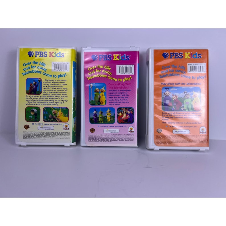 PBS Kids Teletubbies VHS Lot Volumes 1 2 4 Childrens Educational TV ...
