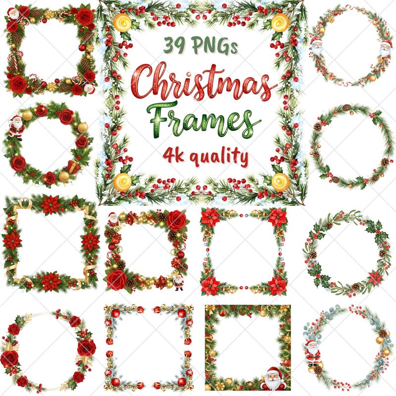 Christmas Card Frames - Etsy