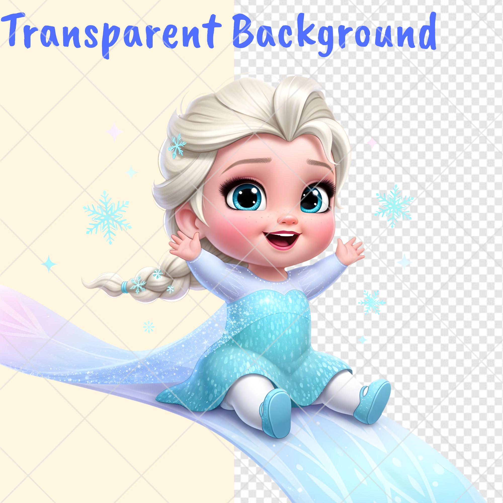 Baby Frozen PNG Clipart | Ice Princess Digital File - Etsy