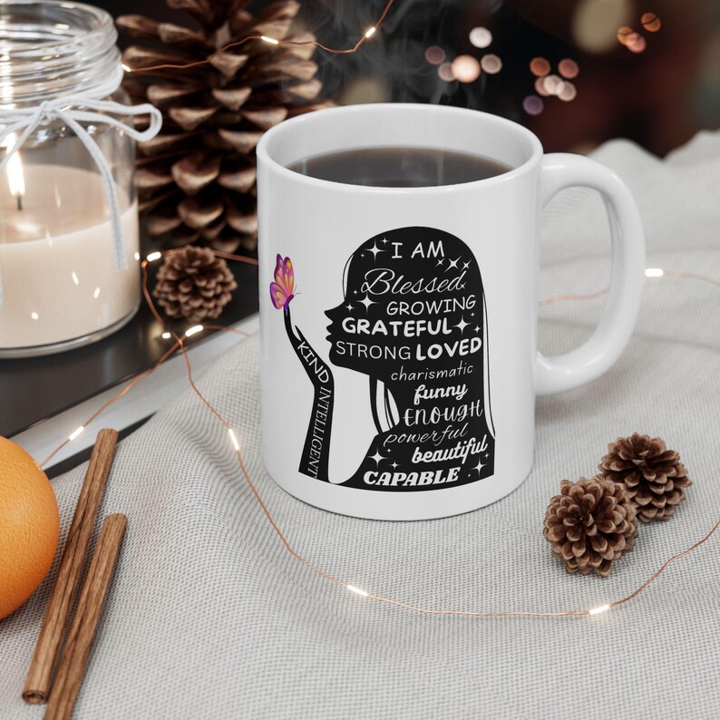 Self Motivation Mug | Inspirational Coffee Cup | Positive Affirmation ...