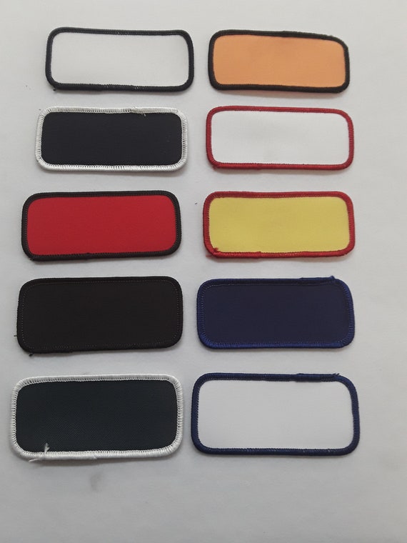 1 1/2 X 3 1/2 Blank Embroidery Patch - Etsy