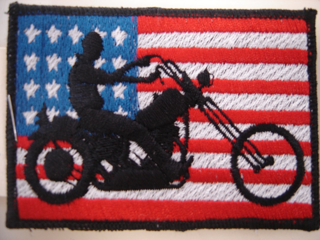 Usa Biker Flag Patch - Etsy México