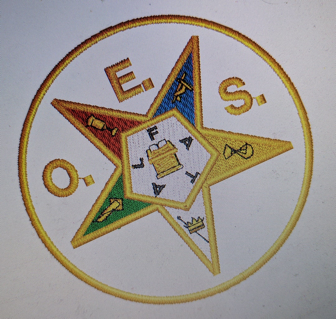 O.E.S. Star Patch - Etsy