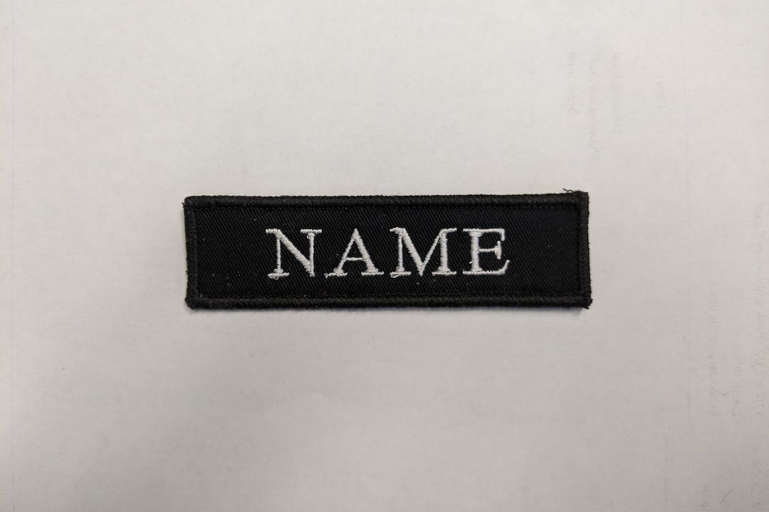 Custom Name Tab - Etsy