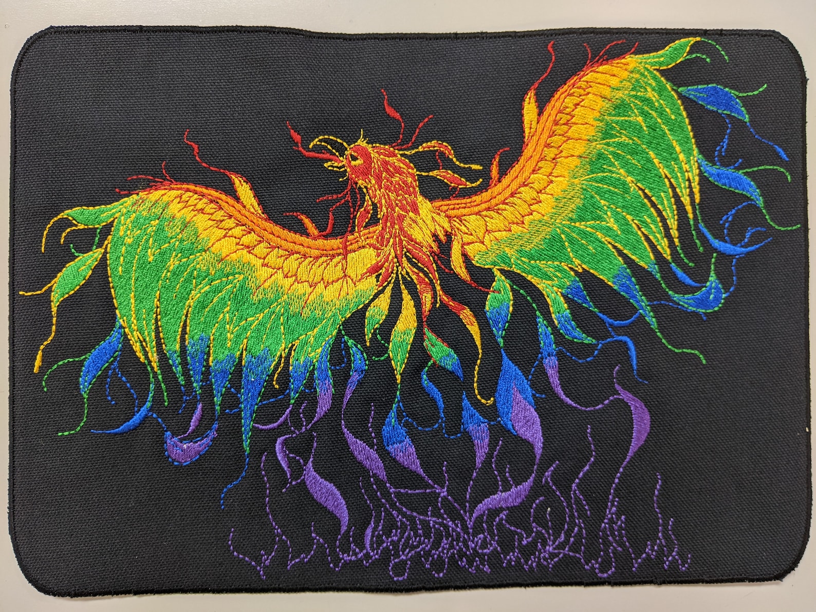 Phoenix multiple Colors Available Back Patch - Etsy