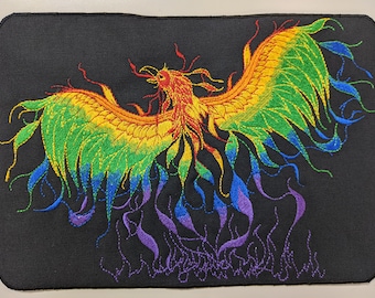 Phoenix Back Patch - Etsy