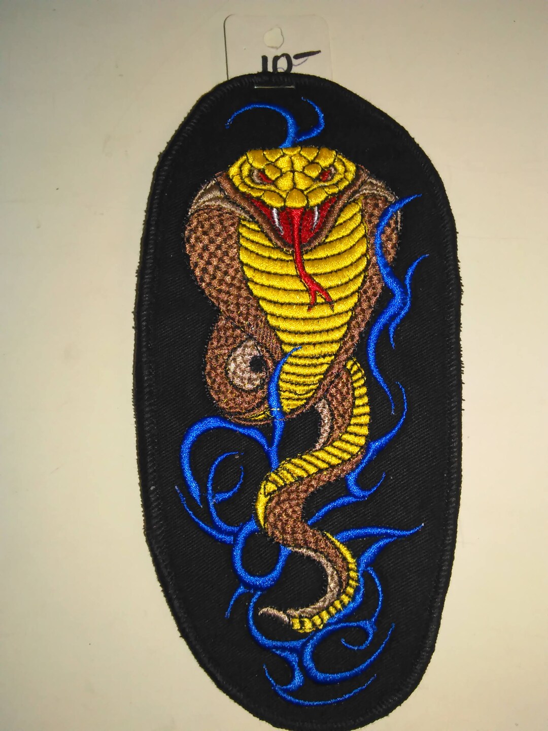 Yellow/blue Tribal Cobra Patch - Etsy
