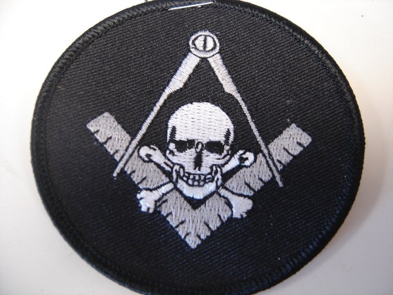 Compass With a Skull Patch | Etsy