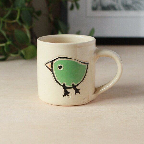 Mug With Bird - Etsy