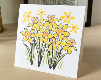 Daffodil Card | Etsy