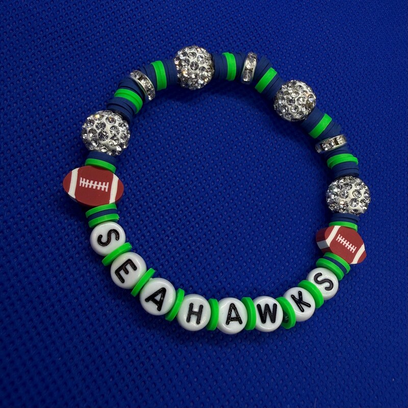Seahawks Bracelet - Etsy