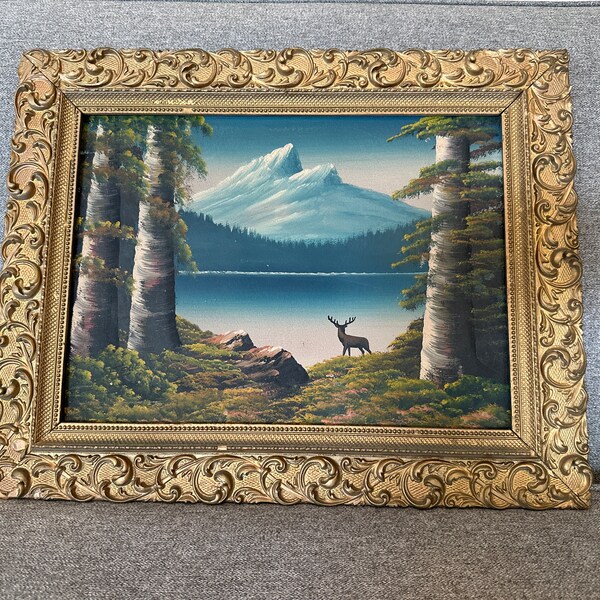 Framed Landscape Painting - Etsy